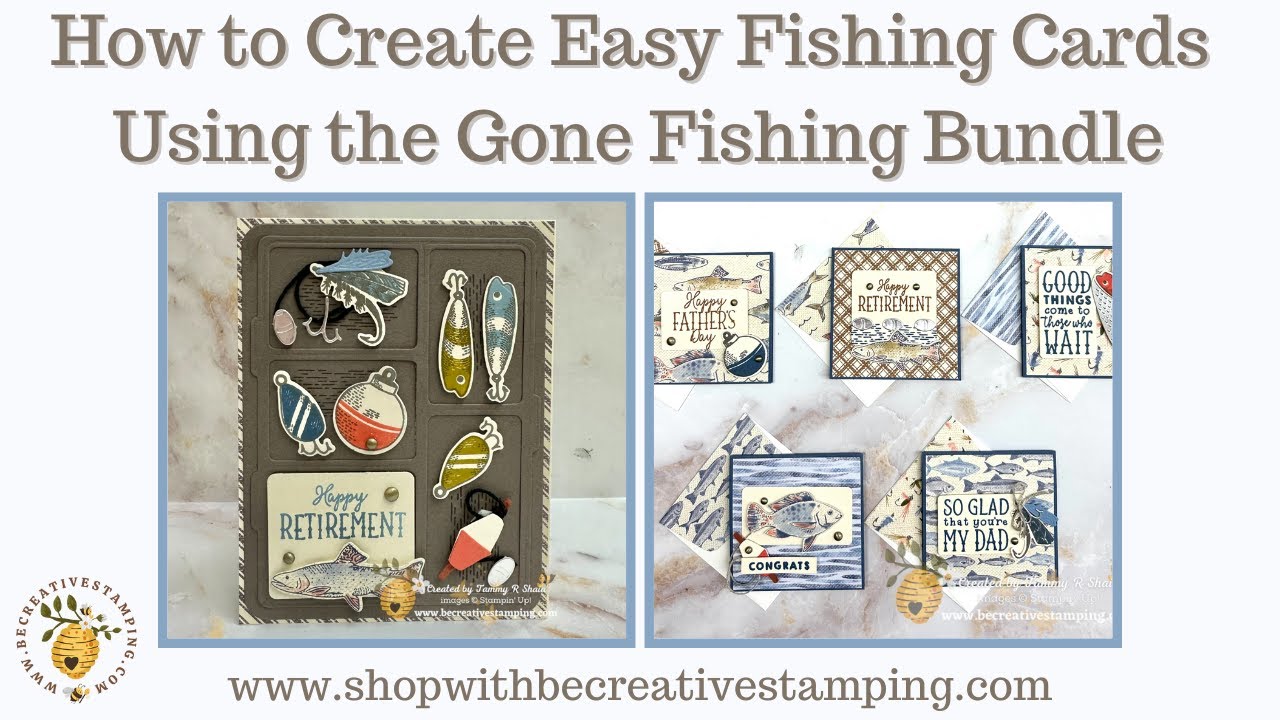 Easy Fishing Cards Using Stampin' Up!'s Gone Fishing Bundle--Facebook ...
