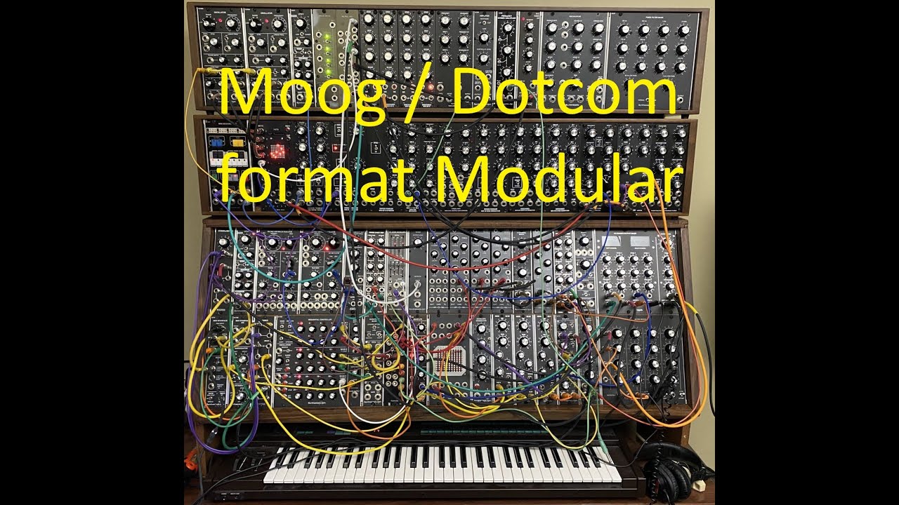 Synthesizers Com Walnut Base Cabinet - Modular Synth Test Drive - YouTube