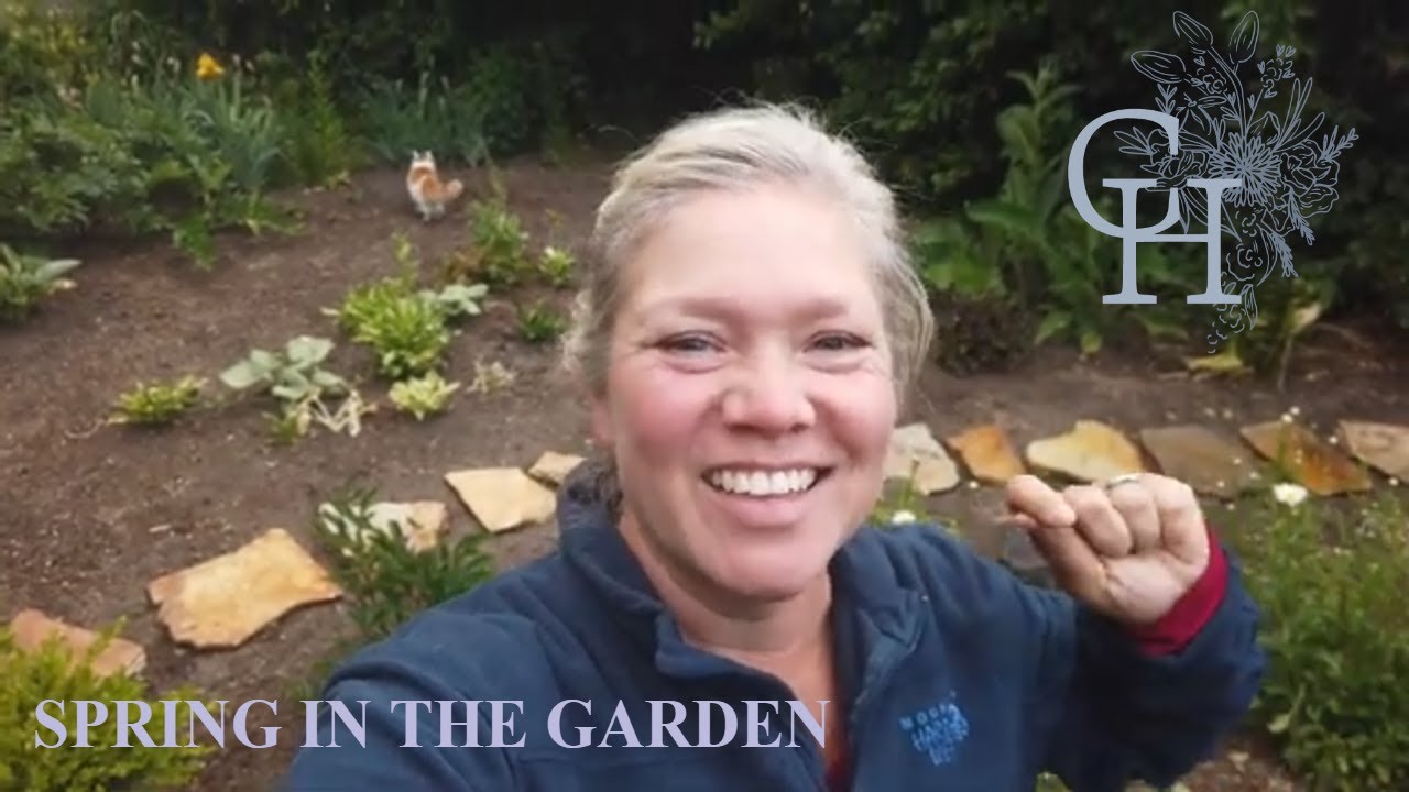 SPRING IN THE GARDEN and ON THE FLOWER FARM| Take a walk with me - YouTube