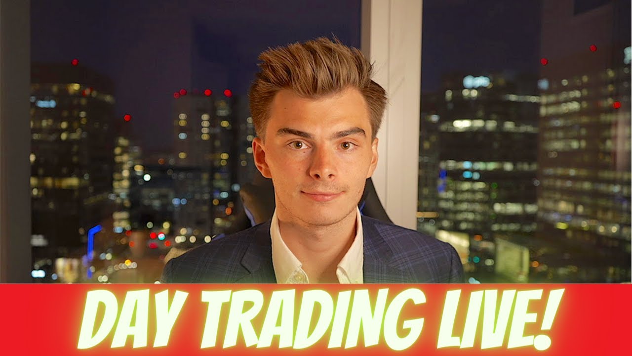 DAY TRADING LIVE - Market Open With Short The Vix - YouTube