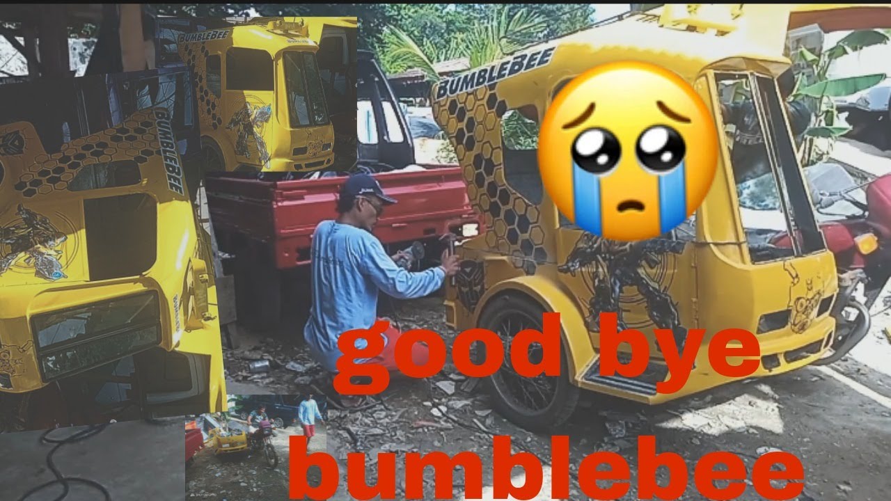 Goodbye!!! bumblebee tricycle cutting!!! - YouTube