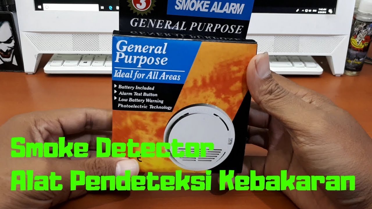 Smoke Detector Alat Pendeteksi Kebakaran - YouTube