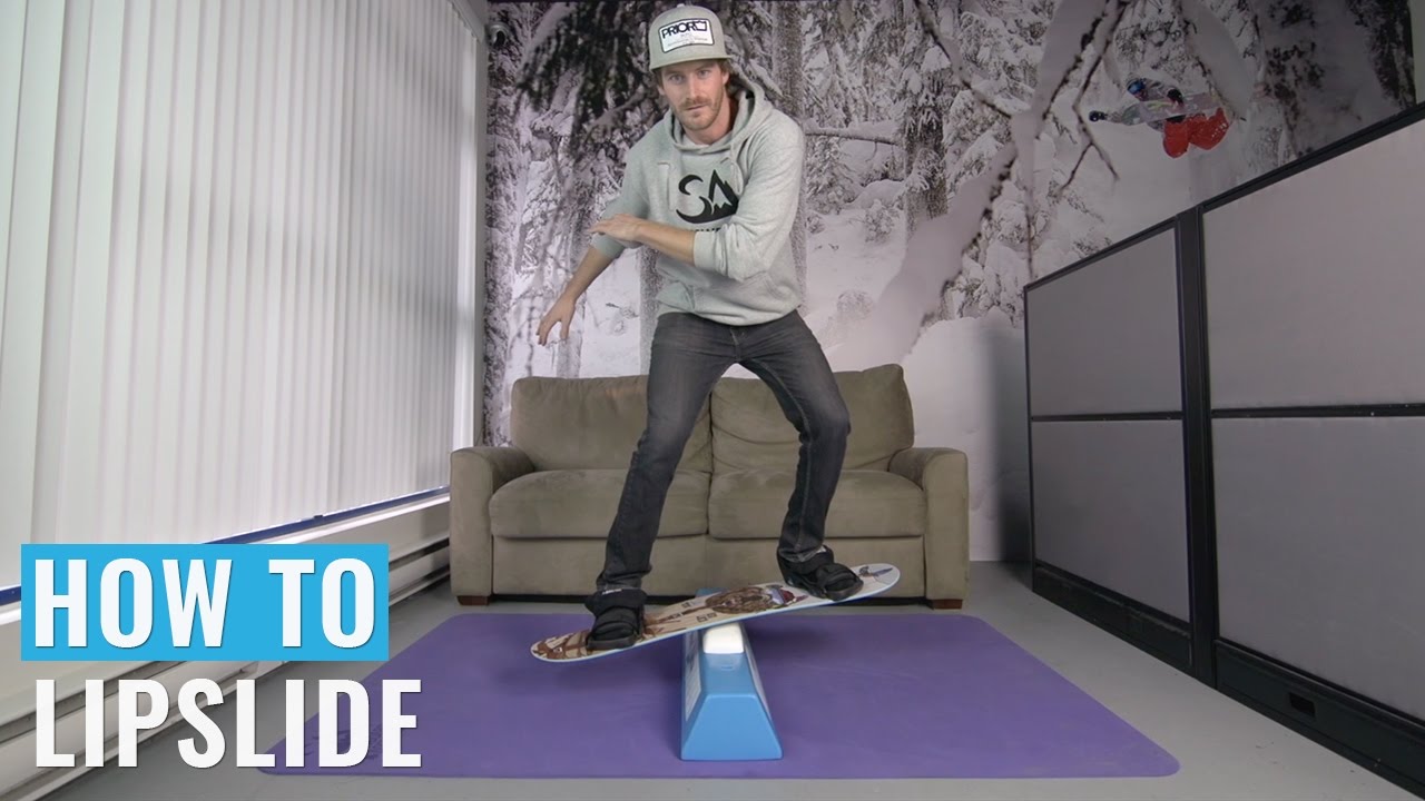 How To Lipslide On Your Training Board - YouTube