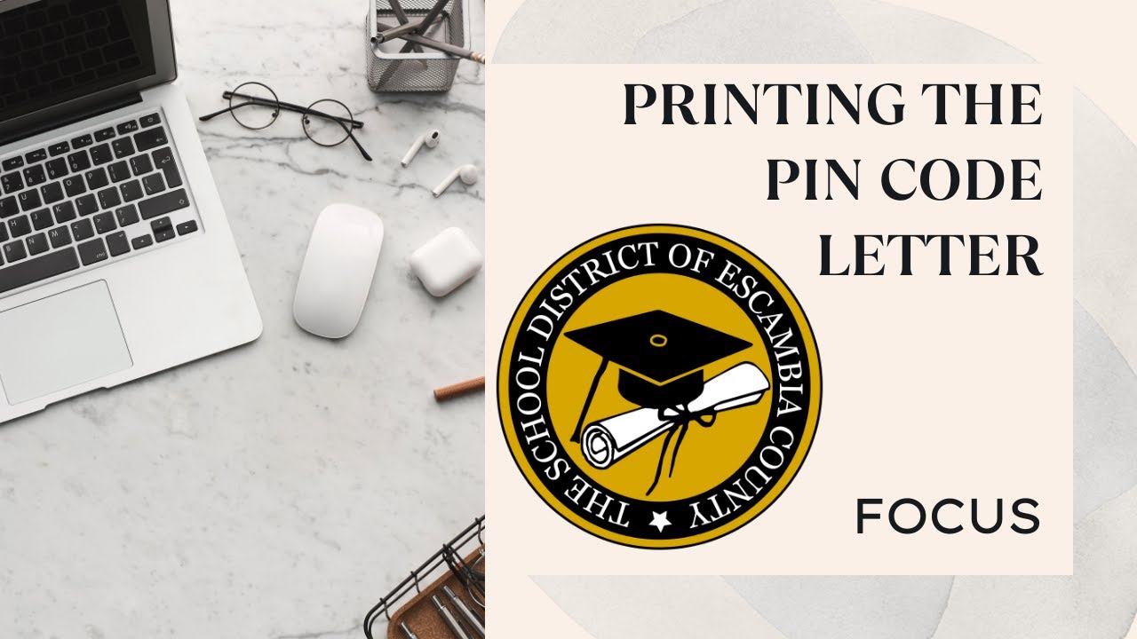 Printing the Parent Pin Code Letter - YouTube