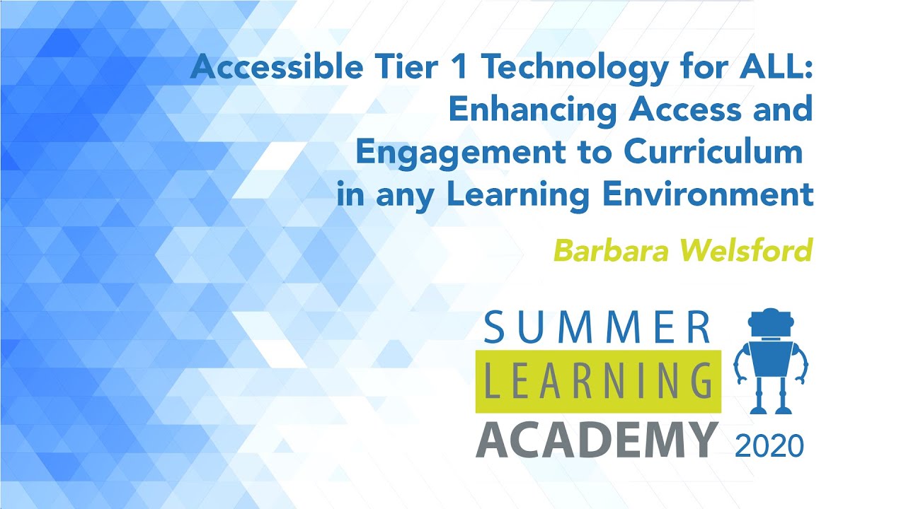 Accessible Tier 1 Technology for ALL: Enhancing Access and Engagement ...
