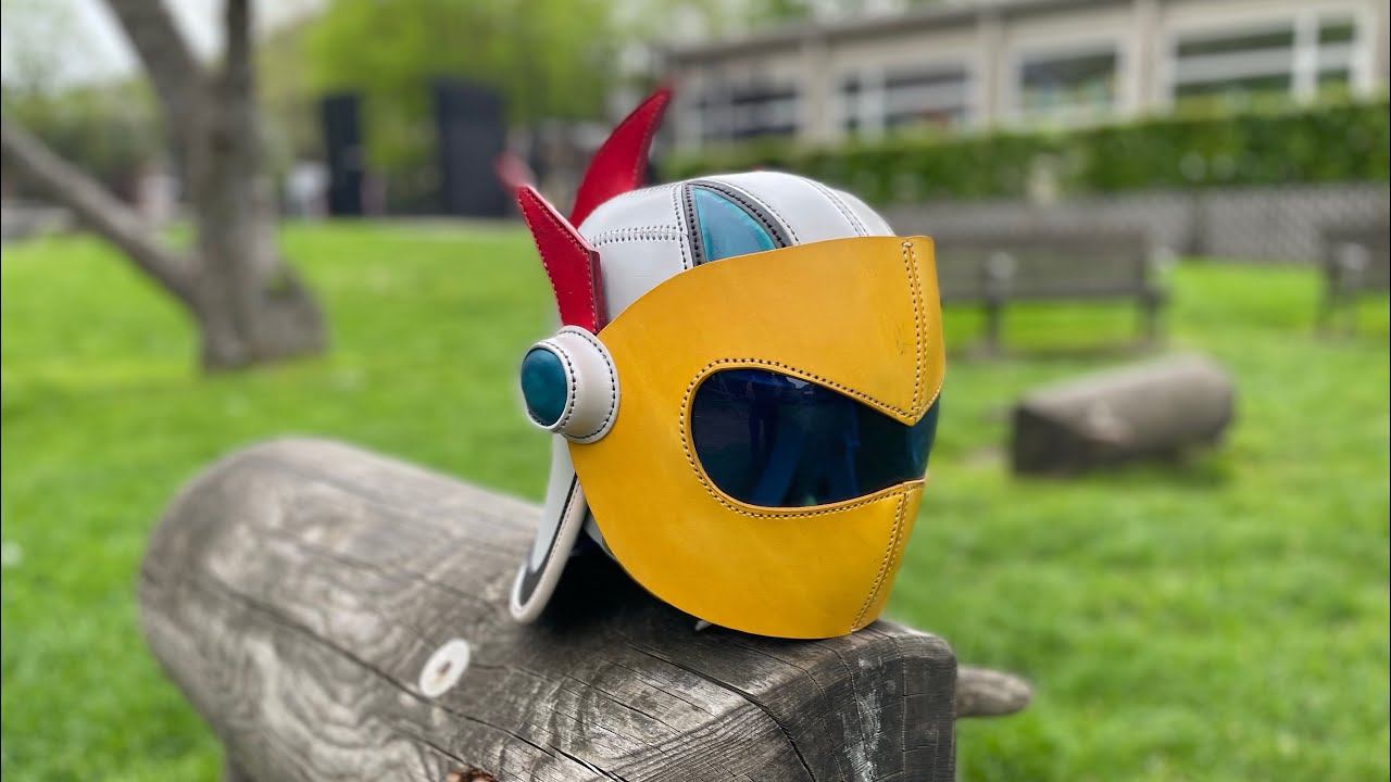 DIY ACTARUS LEATHER HELMET – PART 2 (Goldorak / Grendizer Cosplay ...