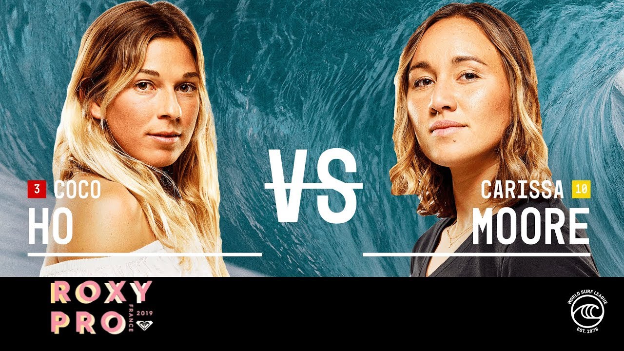 Carissa Moore vs. Coco Ho - Round of 16, Heat 3 - Roxy Pro France W ...