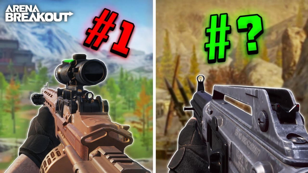 TOP 5 BEST WEAPONS In Arena Breakout ! (S6) | Arena Breakout - YouTube