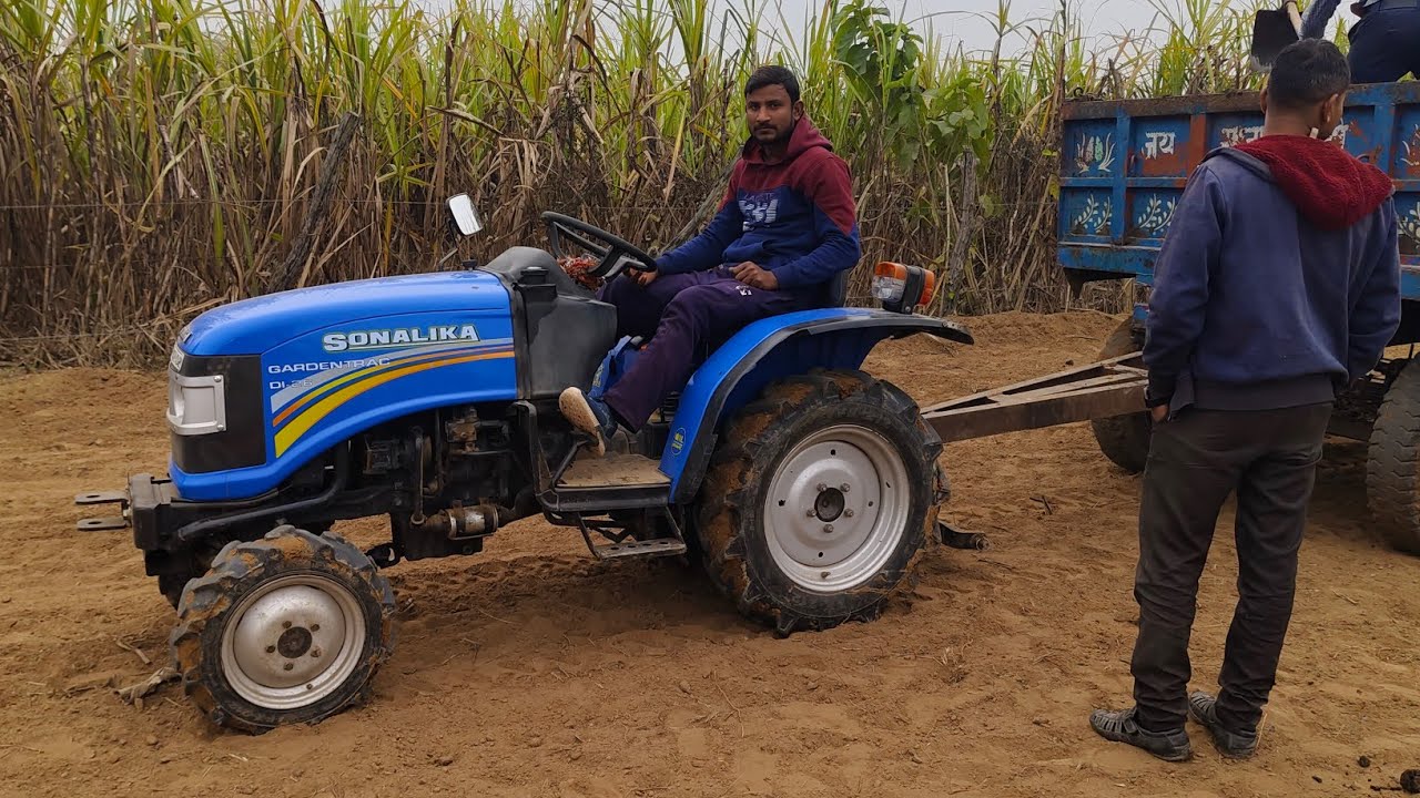 Sonalika Mini Tractor GT 26 4x4 | सोनालिका मिनी ट्रैक्टर फुल लोडिंग ...