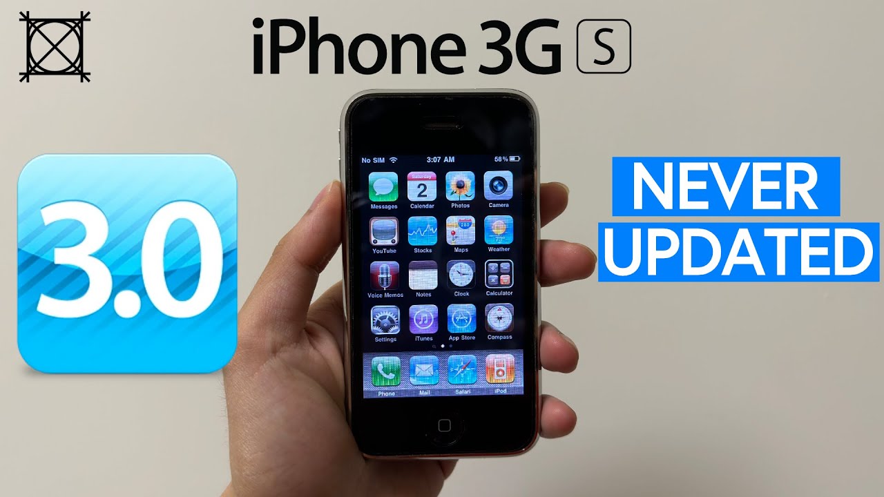 The iPhone 3GS was the first REAL modern smartphone - YouTube