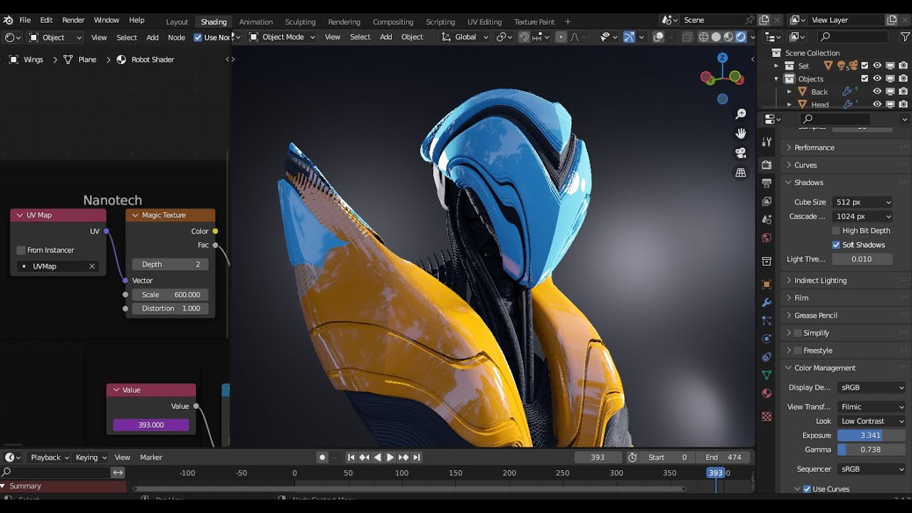 Blender Projects: Nanotech Robot Effect - YouTube