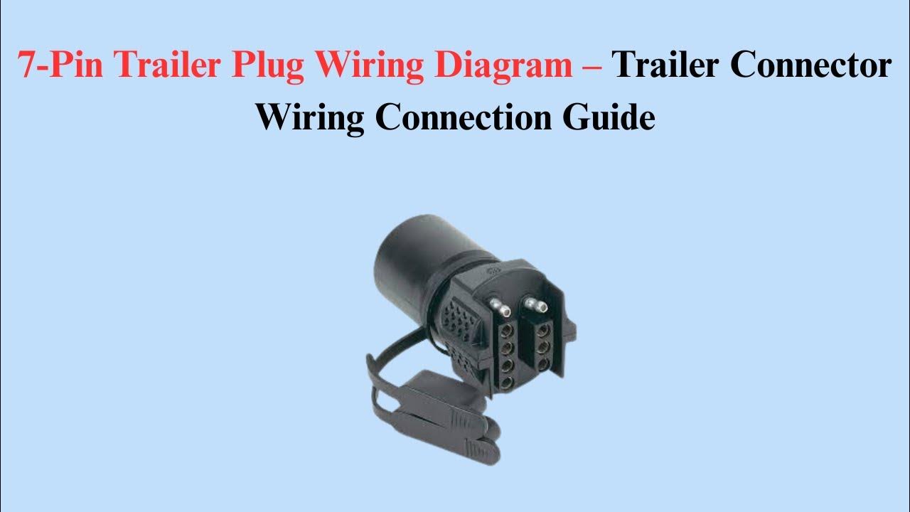 7-Pin Trailer Plug Wiring Diagram – Trailer Connector Wiring Connection ...