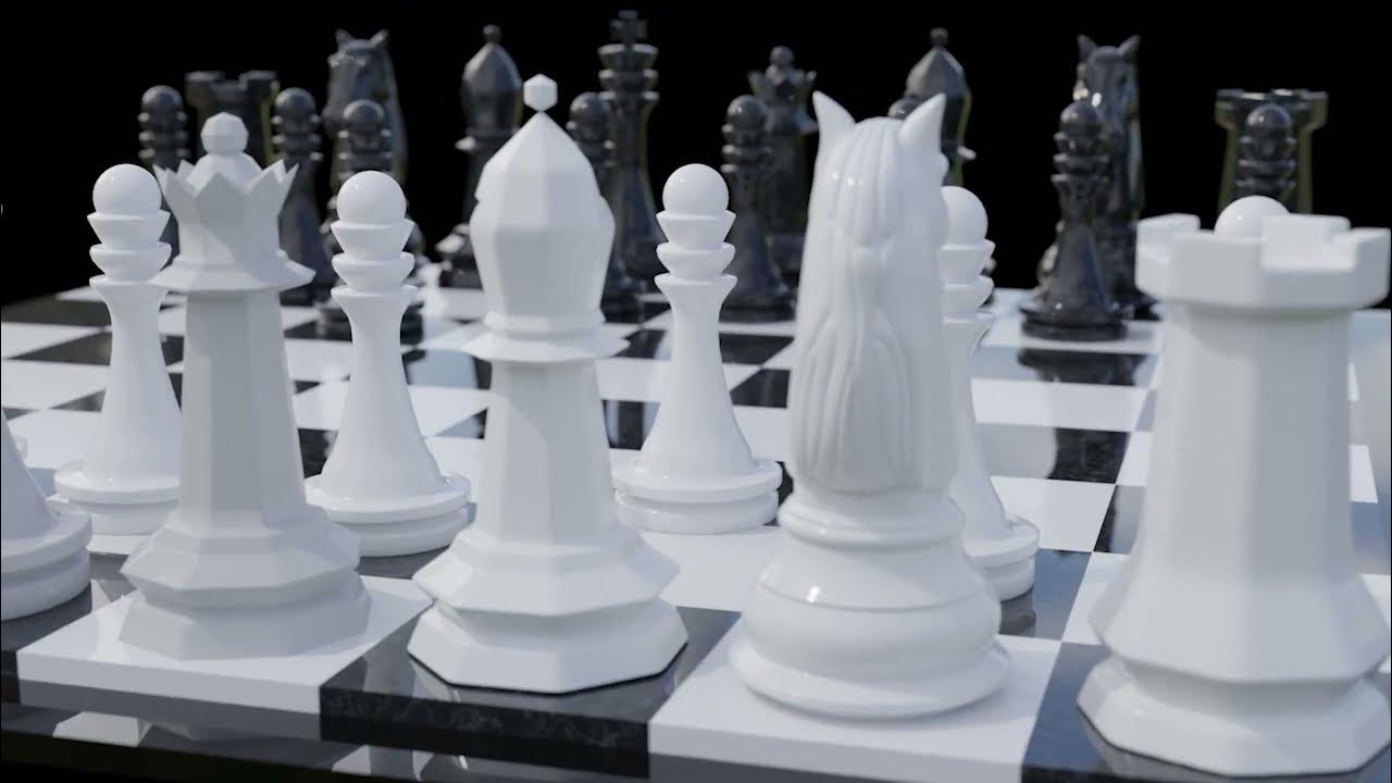 Chess Game Animation || 3d Animation || - YouTube