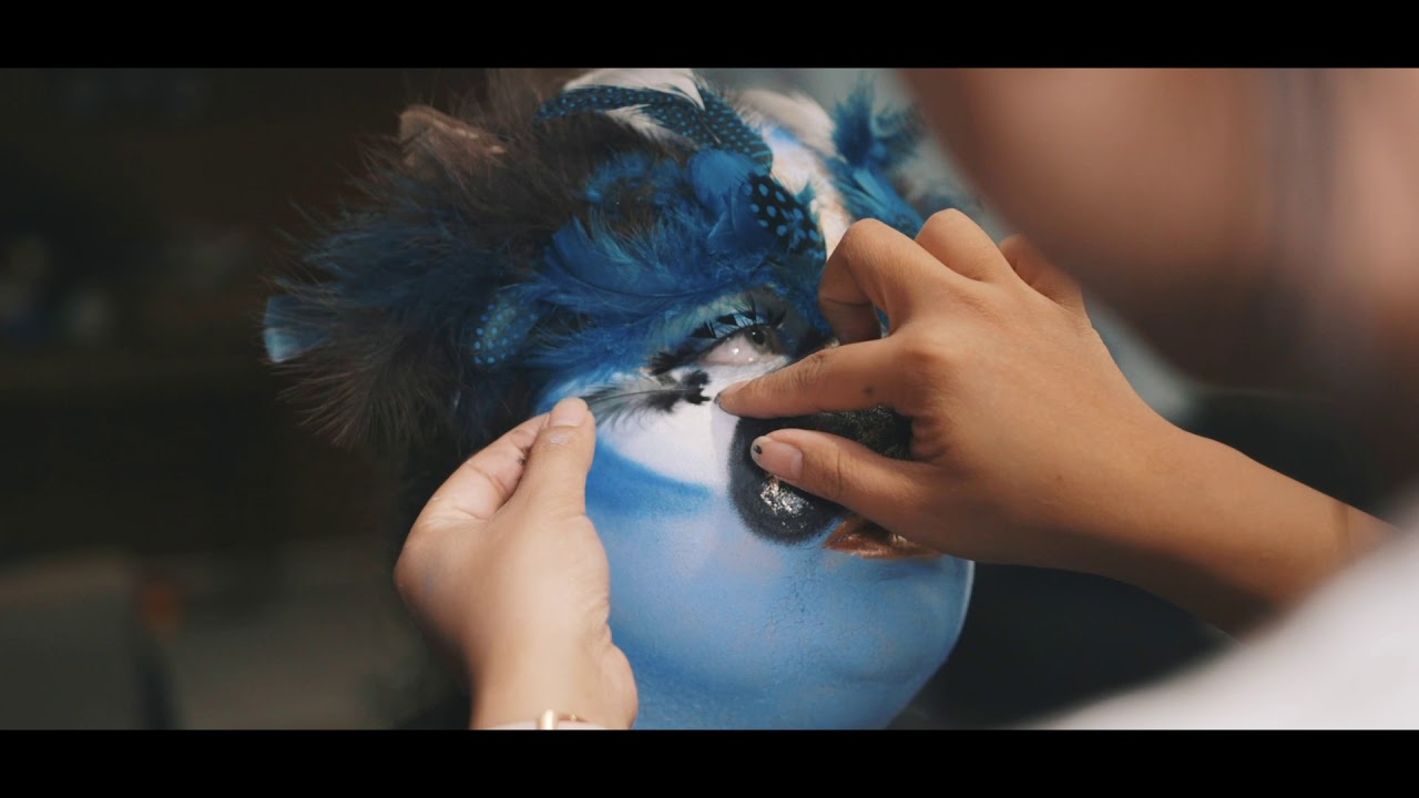 Fantasy Bird Prosthetic Character - YouTube