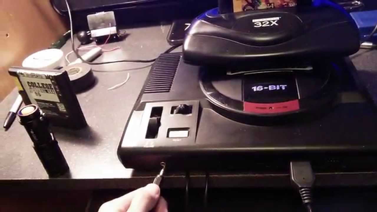 Sega 32X S-Video Mod with Sega Genesis Model 1 - YouTube