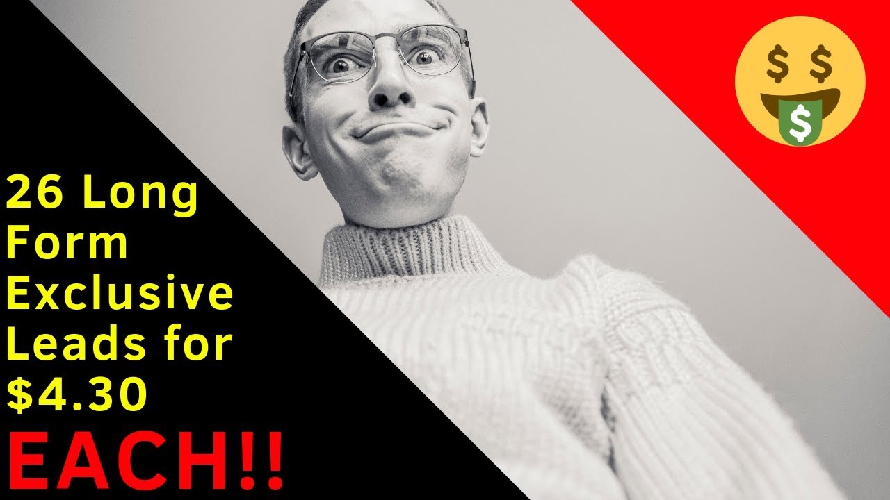 🔥 Loan Officer Facebook Ads | 26 Long Form Exclusive Leads for $4.30 ...