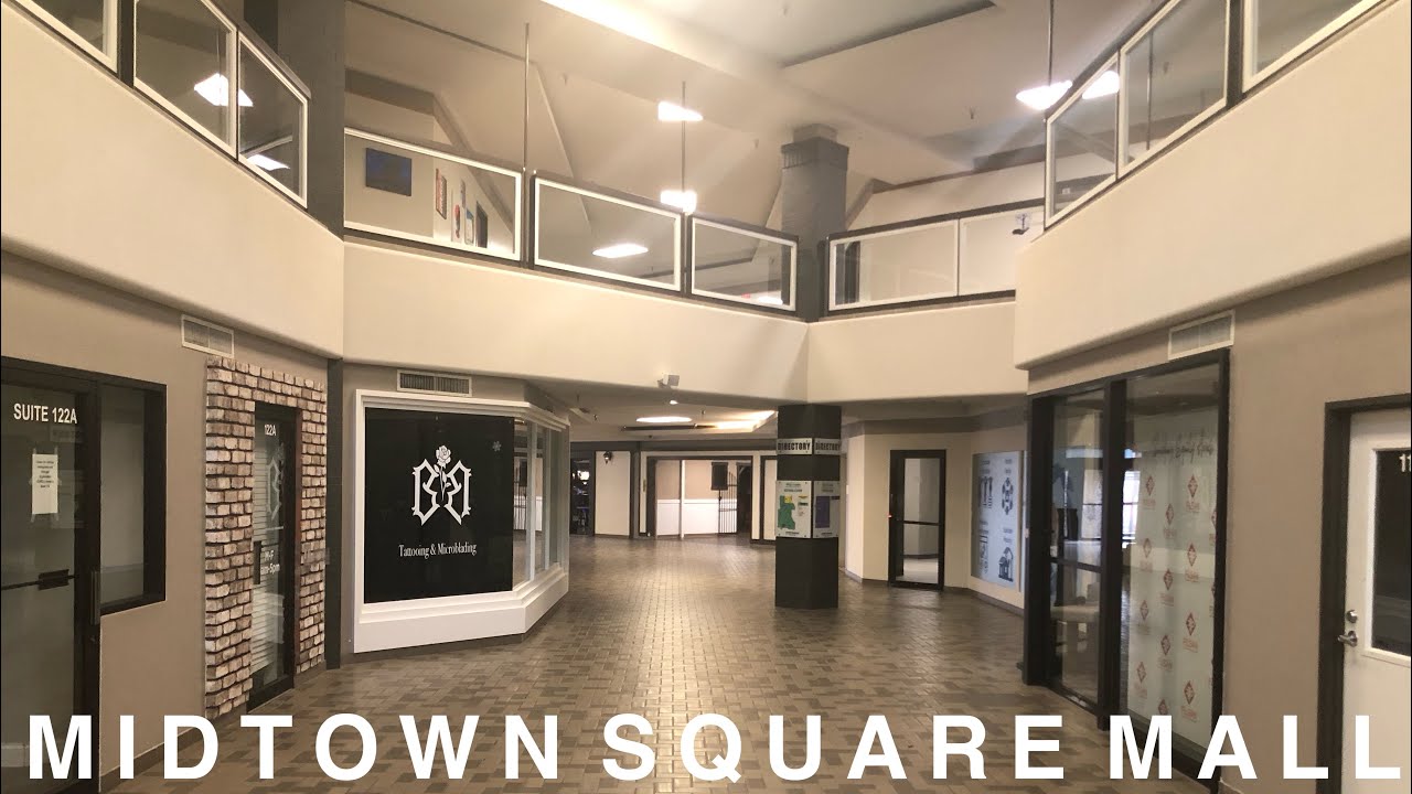 Dead mall: Architectural masterpiece, Midtown Square Mall - YouTube