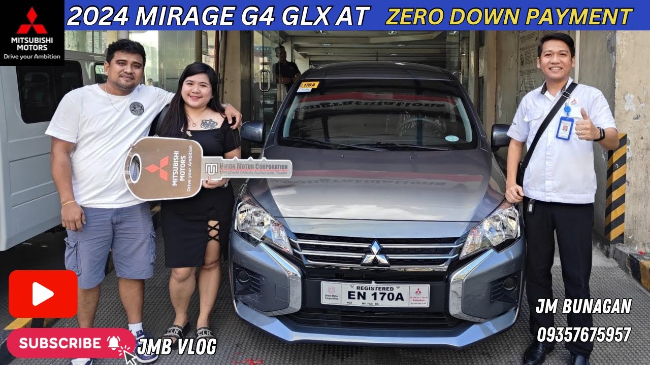TITANIUM GRAY - 2024 MIRAGE G4 GLX CVT! SUPER TIPID SA GAS! ZERO DOWN ...