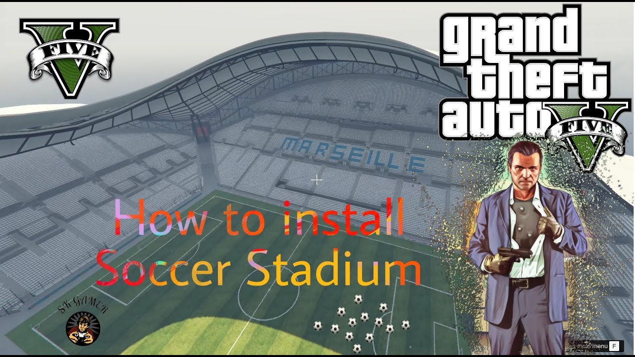 GTA 5 - How to Install Soccer Stadium | Orange Vélodrome Marseille ...