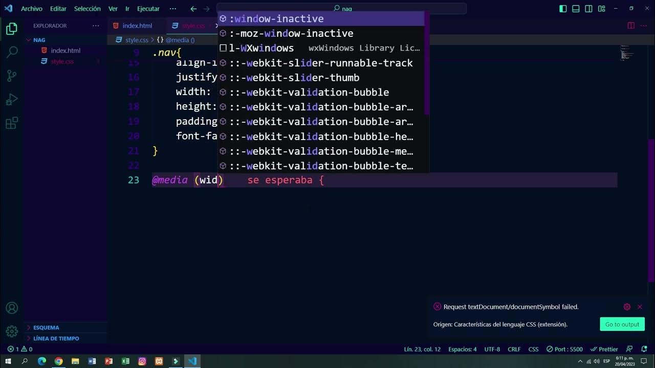 NAVEGACION SENCILLA CON HTML Y CSS - YouTube