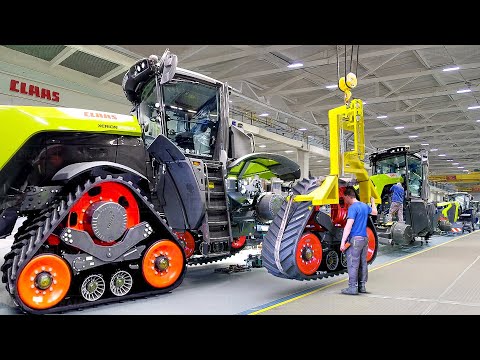 Dans l’usine allemande à un milliard $ produisant de puissants tracteurs – ligne CLAAS