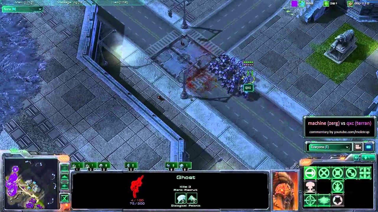 Machine vs qxc (Part 1) - Starcraft 2 - YouTube