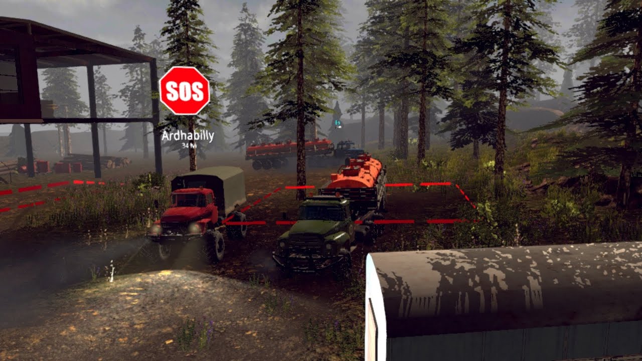 RTHD 12.1 game play Map taiga Party with friend 🚚🤑 - YouTube