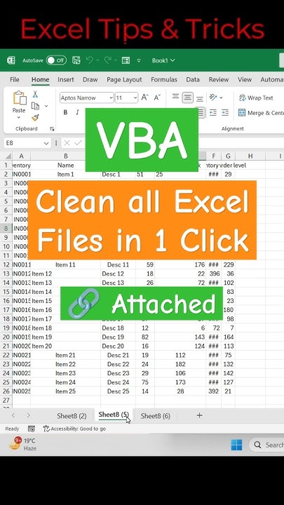 📊 Clean Your Excel Data Fast with This VBA Trick! 🚀 - YouTube
