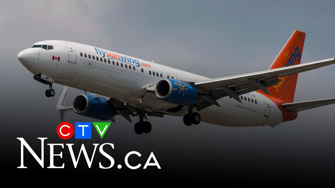 Over a dozen Sunwing flights from Pearson Airport cancelled - YouTube