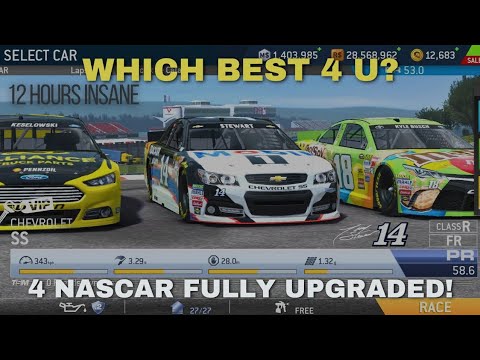 Maxed Out NASCARs Fight for Victory by Split Seconds! | Real Racing 3 - YouTube