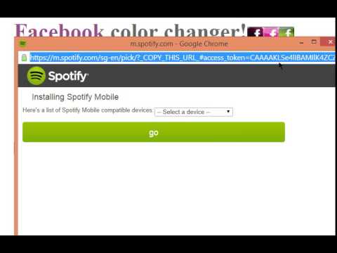 Facebook Color Changer - YouTube