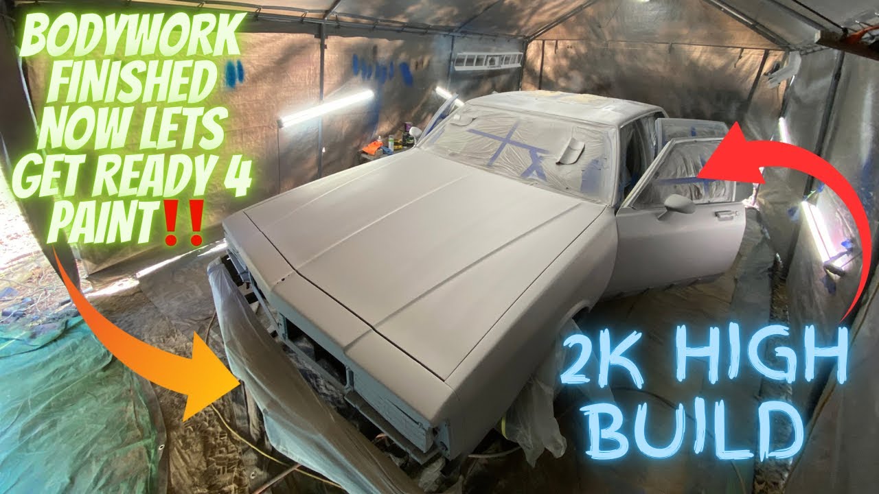 BODYWORK IS DONE NOW LETS PAINT THIS BOX CHEVY ! - YouTube