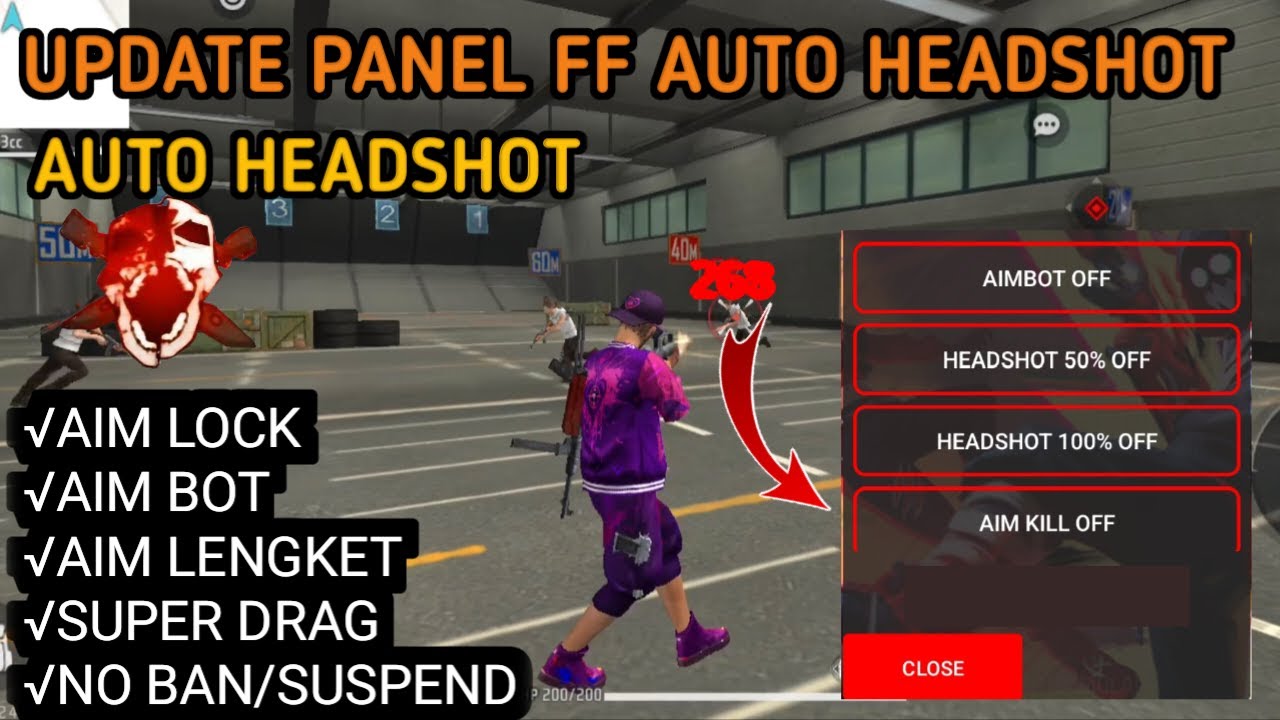 PANEL FF ANDROID!! PANEL FF AUTO HEADSHOT!! PANEL FF AUTO HEADSHOT 2024 ...