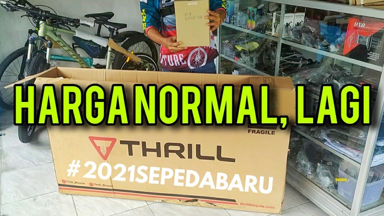 SEPEDA 3 JUTAAN HARUSNYA BEGINI! UNBOXING REVIEW MTB THRILL CLEAVE 3.0 ...