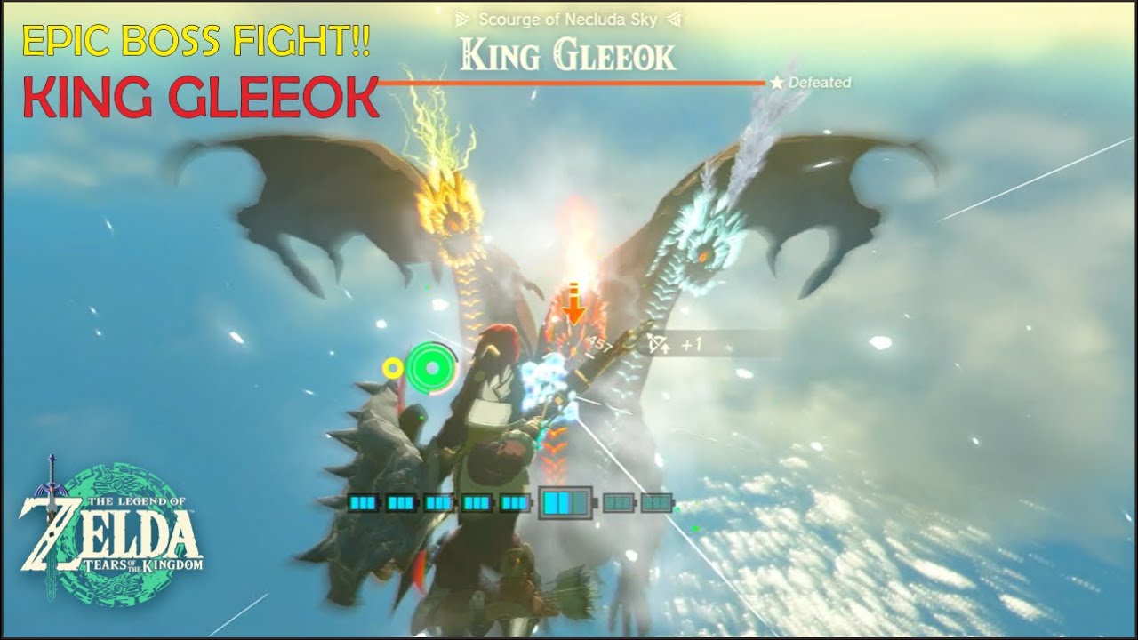 King Gleeok EPIC BATTLE - TOTK - YouTube