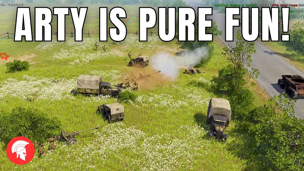 Men of War II - ARTY IS PURE FUN! - USSR Gameplay - No Commentary - YouTube