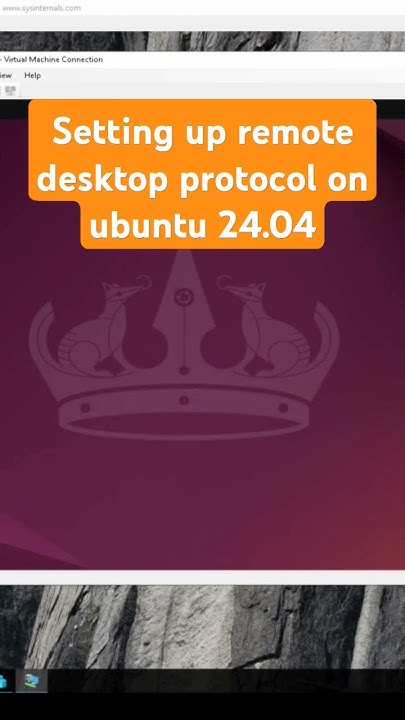 Configure remote desktop protocol on Ubuntu 24.04 #shorts #ubuntu # ...
