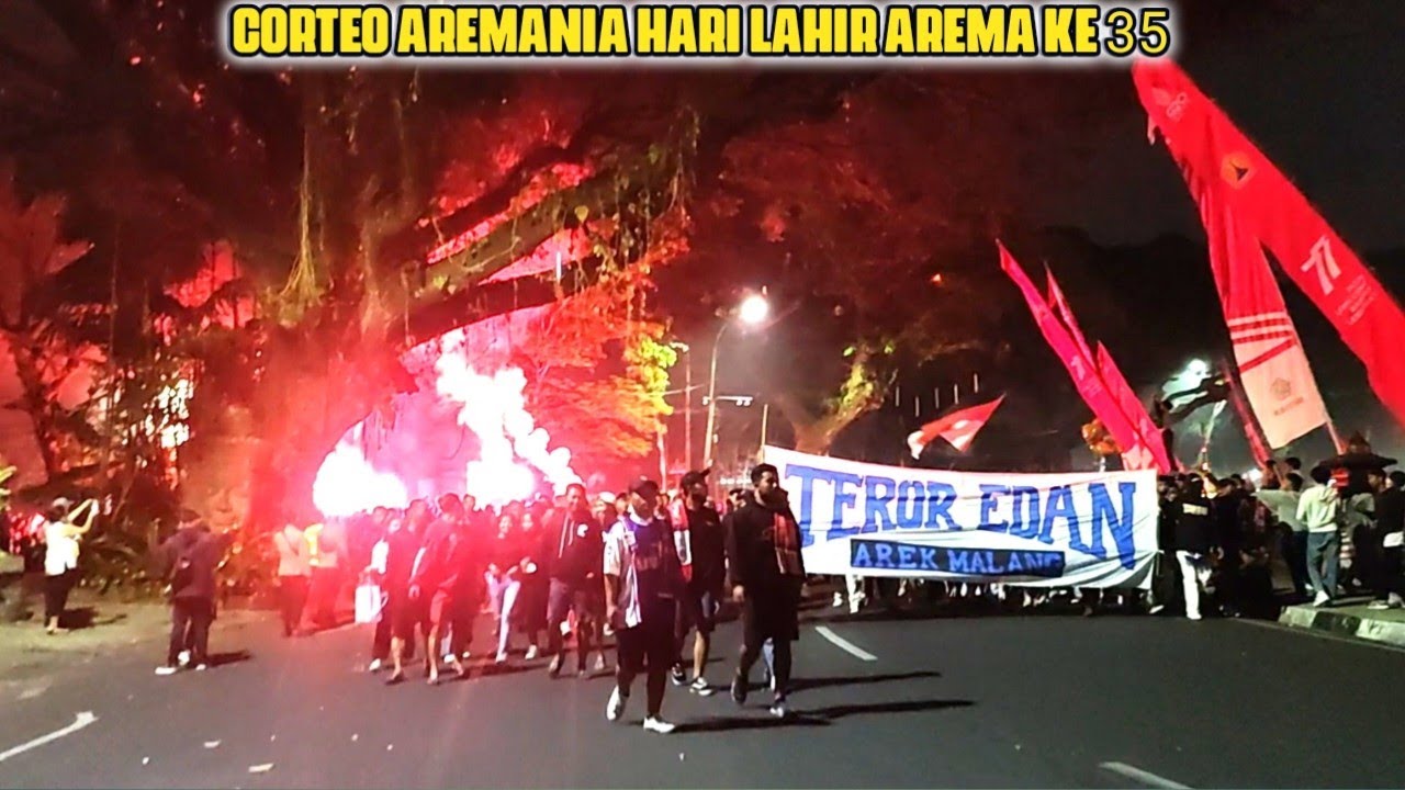 CORTEO AREMANIA HARI LAHIR AREMA KE 35 JIWA JAWARA - YouTube