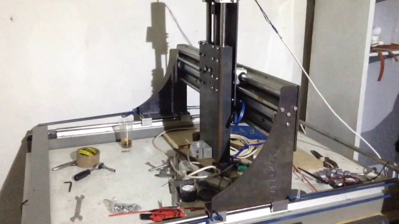 CNC steel frame part 1 - YouTube