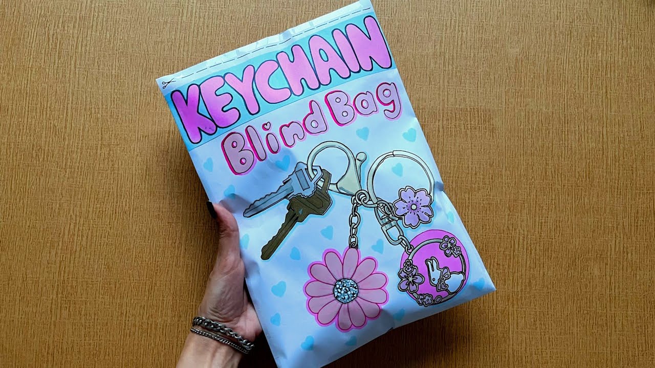 Blind Bag Paper π Keychain π Asmr π Satisfying Opening Blind Box