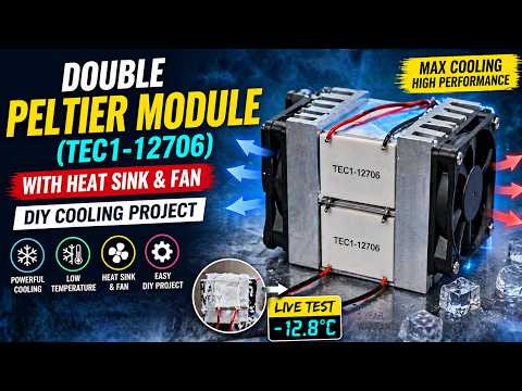 Double peltier module // Gray peltier module || make project with ...