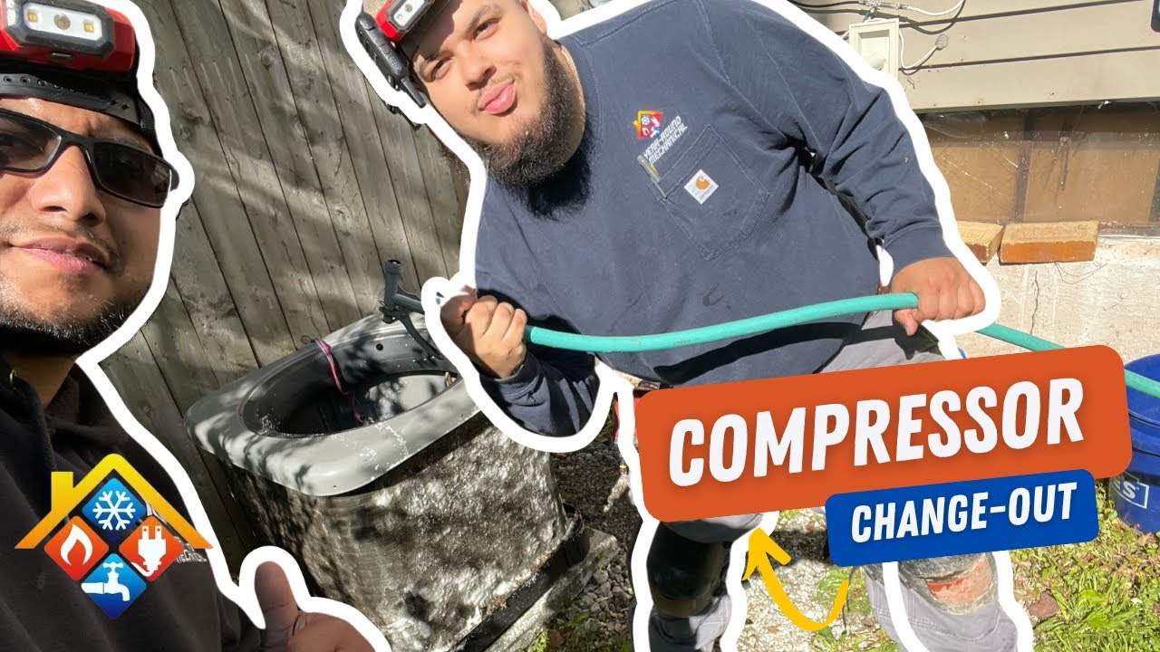 Compressor Change-Out… ON A SATURDAY!!🥶 ️ - YouTube