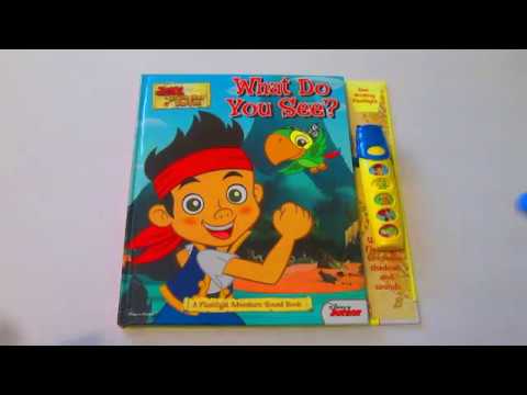 DISNEY Jake Never Land Pirates "What Do You See" Flashlight Adventure ...