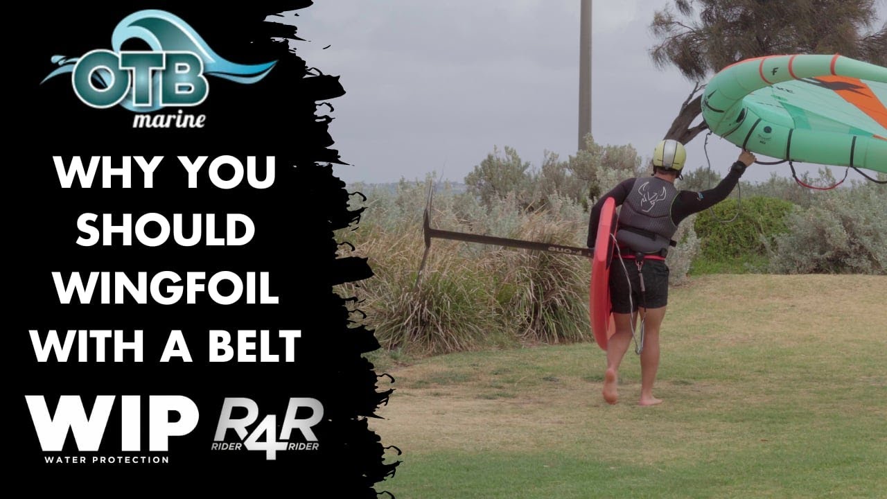 Why you should wingfoil with a Leash belt? Forward WIP Wing Belt 2.0 ...