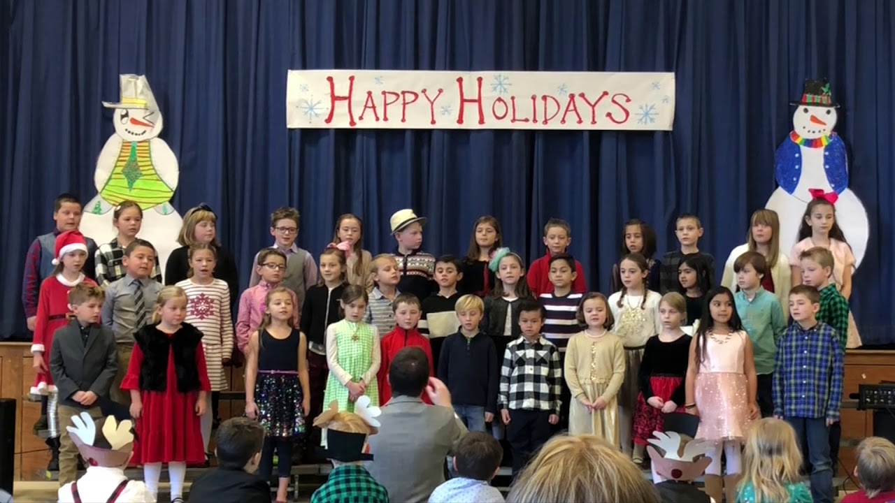 2018 Winter Concert - 2nd Grade - YouTube