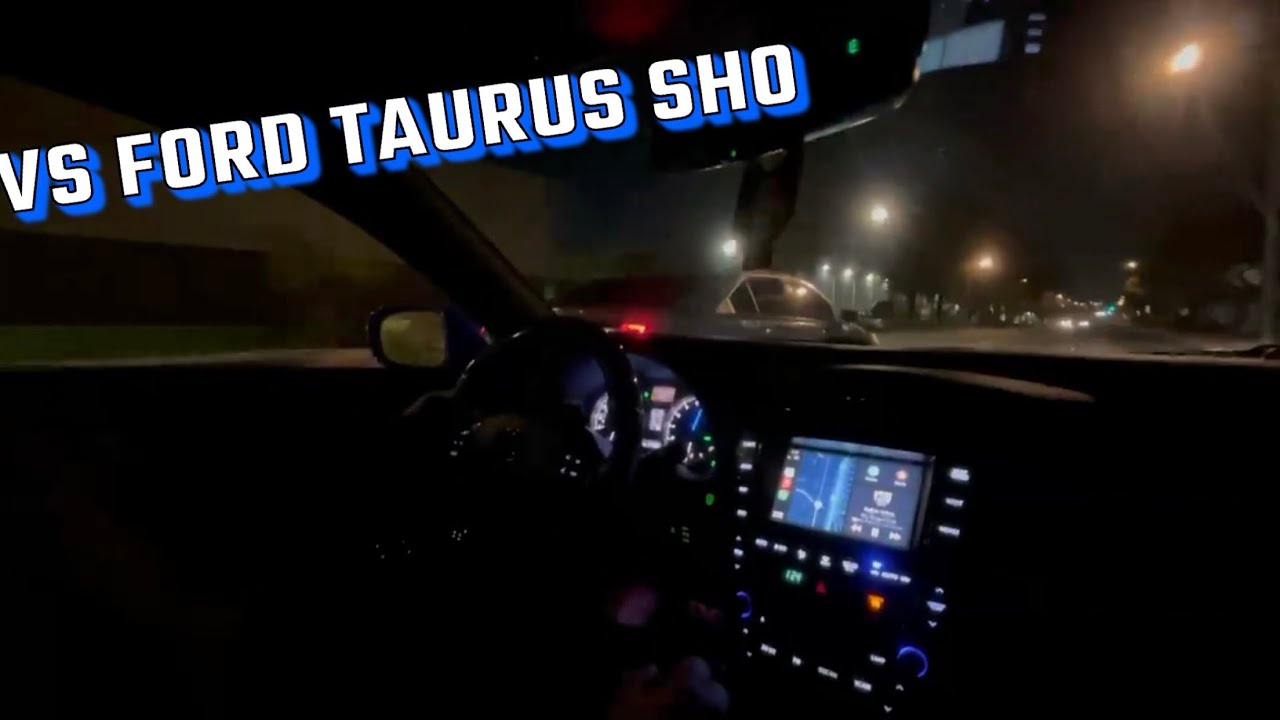 ISF vs Modded Ford Taurus SHO *bad launch* - YouTube