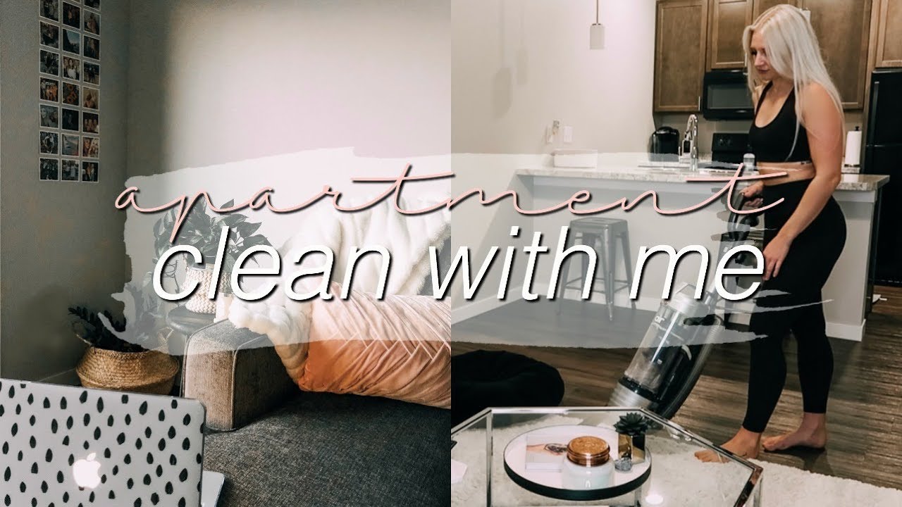 clean my apartment with me + getting organized - YouTube