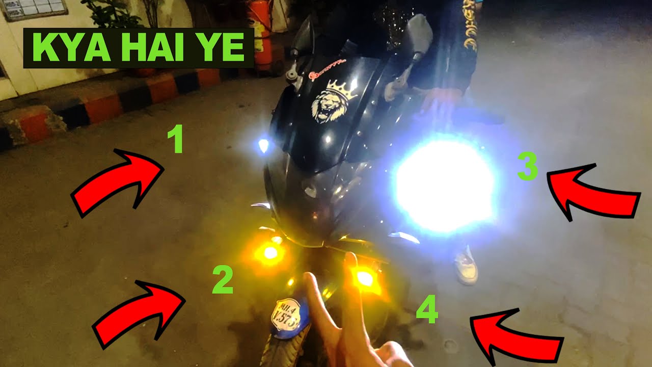 LED LIGHT KA DUKAN HAI YE BIKE | BSB VLOGS - YouTube