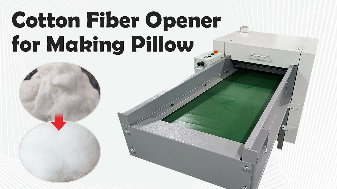 Easily Open Cotton Fibers with Fast Fiber Opener Machine for Making ...