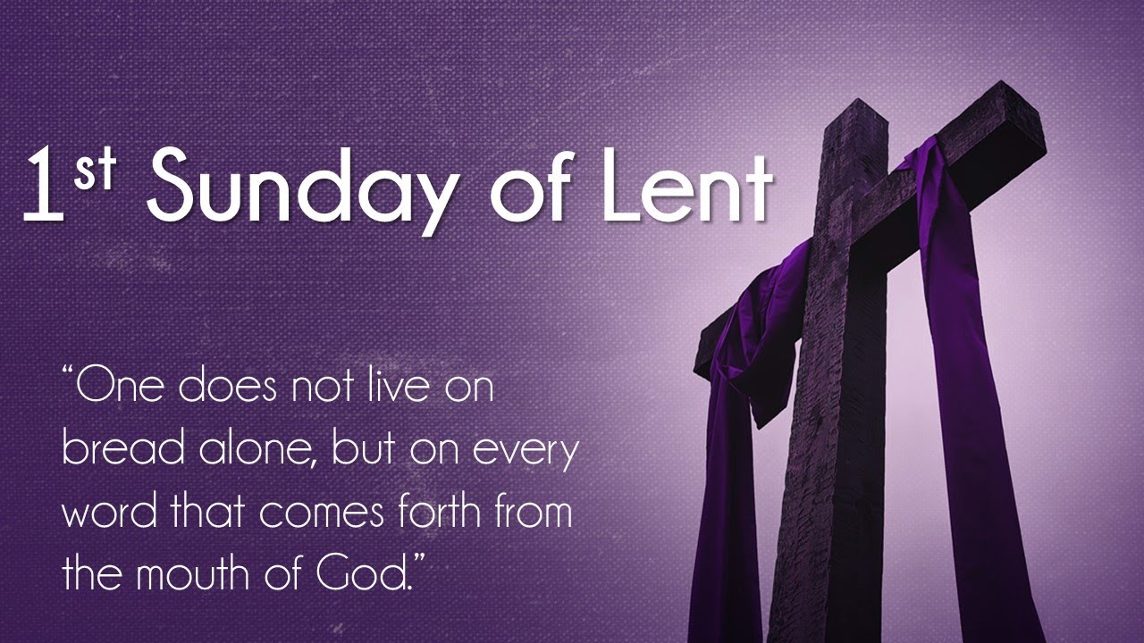 1st Sunday of Lent - Saturday Vigil Mass - YouTube